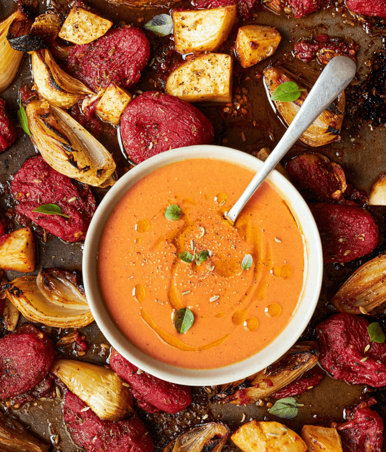 Crème de tomates rôties à l’ail - Les Radieuses