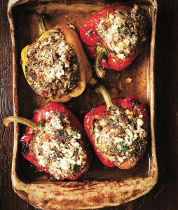 Poivrons farcis à la méditerranéenne - Les Radieuses